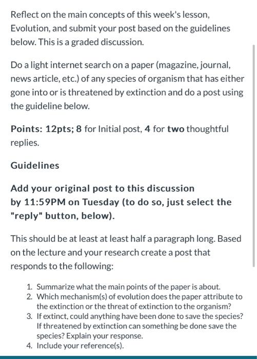 Solved Reflect on the main concepts of this week's lesson, | Chegg.com