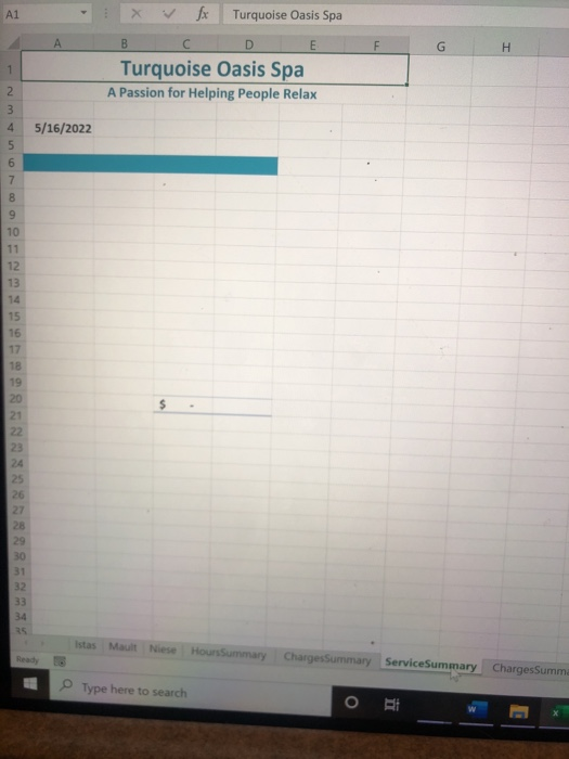 Grader - Instructions Excel 2019 Project | Chegg.com
