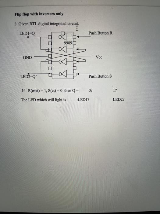 Solved Implicit (wired) logic gates RTL integrated | Chegg.com