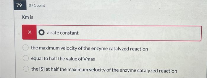 Solved a rate constant the maximum velocity of the enzyme | Chegg.com