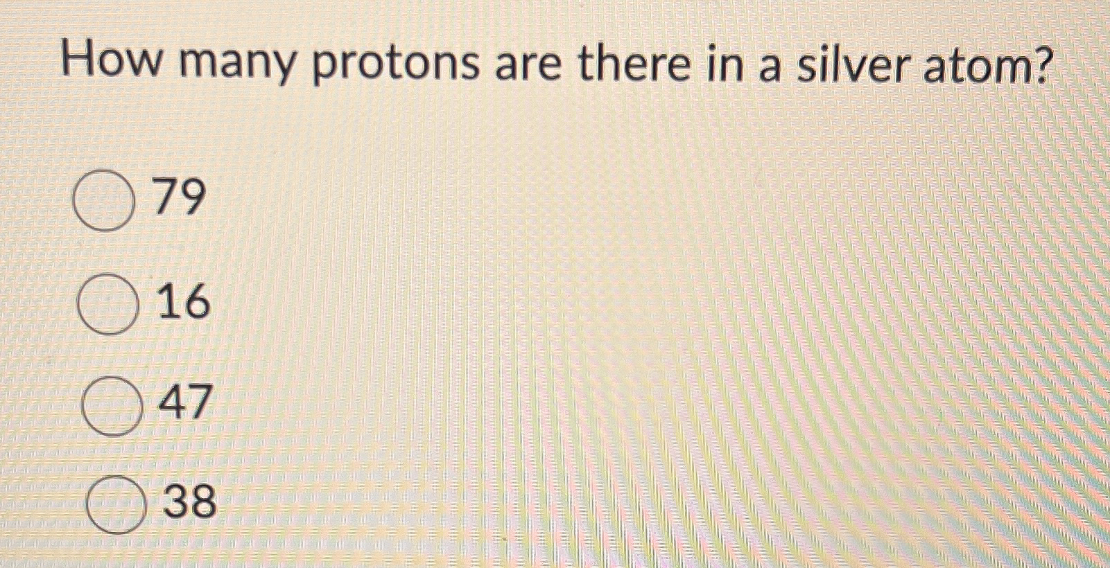 Solved How many protons are there in a silver atom?79164738 | Chegg.com
