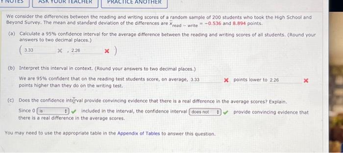 Solved We consider the differences between the reading and | Chegg.com