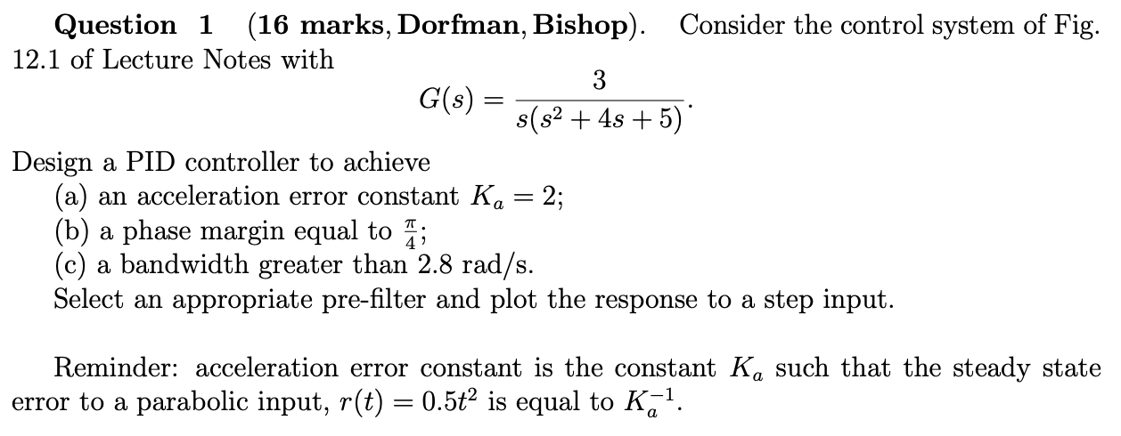 Solved Question 1 (16 ﻿marks, Dorfman, Bishop). ﻿Consider | Chegg.com