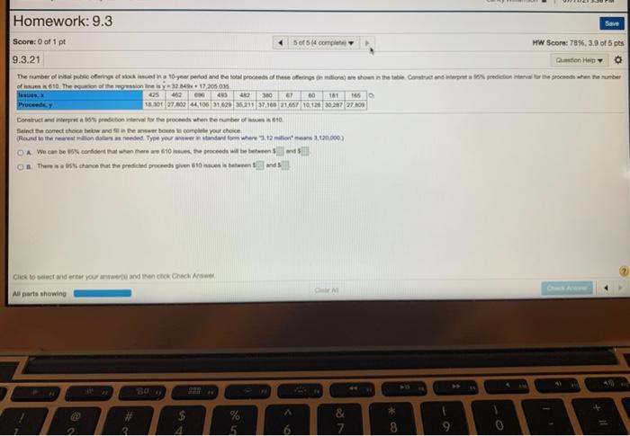 Solved Score: 0 of 1 pt Sot complete HW Score: 78.39 of pts | Chegg.com