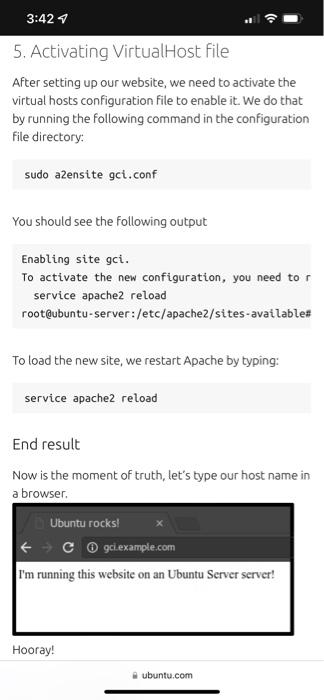 Solved 5 Activating Virtualhost File After Setting Up Our