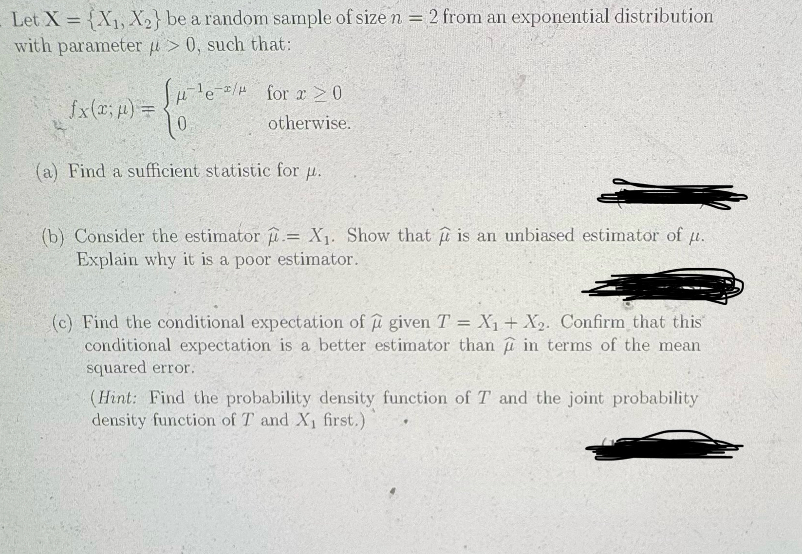 PLEWSE SEND HANDWRITTEN ASNWER Let x={x1,x2} ﻿be a | Chegg.com