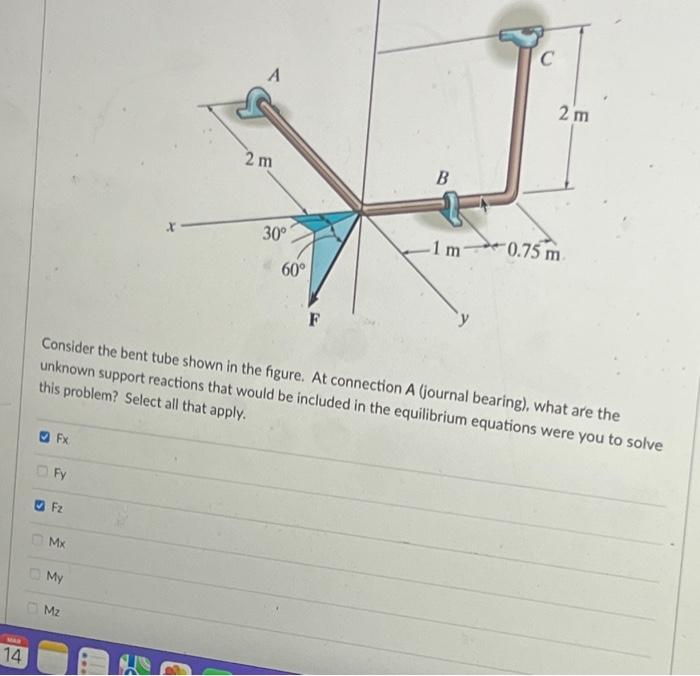 Solved Consider the bent tube shown in the figure. At | Chegg.com