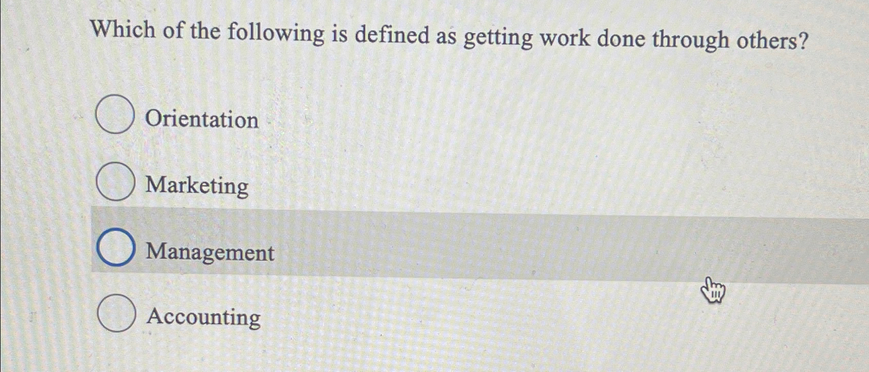 Solved Which of the following is defined as getting work | Chegg.com