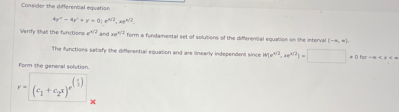 Solved Consider the differential | Chegg.com