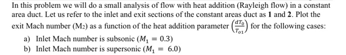 Solved In this problem we will do a small analysis of flow | Chegg.com