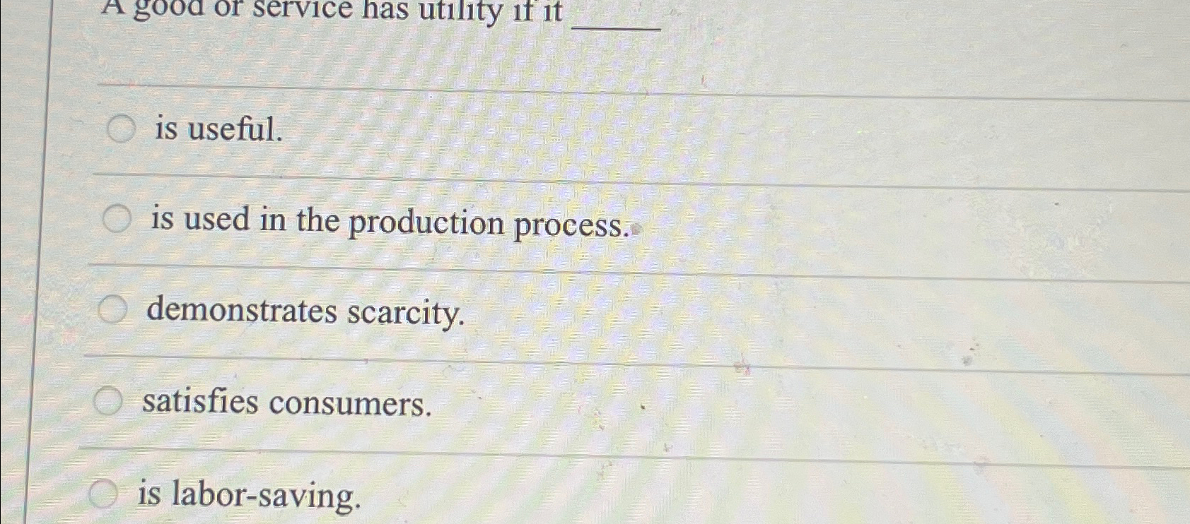 Solved is useful.is used in the production | Chegg.com