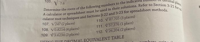 615.6 106. V19.09 + Determine the roots of the | Chegg.com