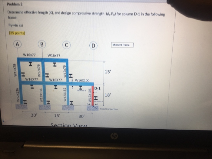 Solved Problem 2 Determine effective tength(K), and design | Chegg.com
