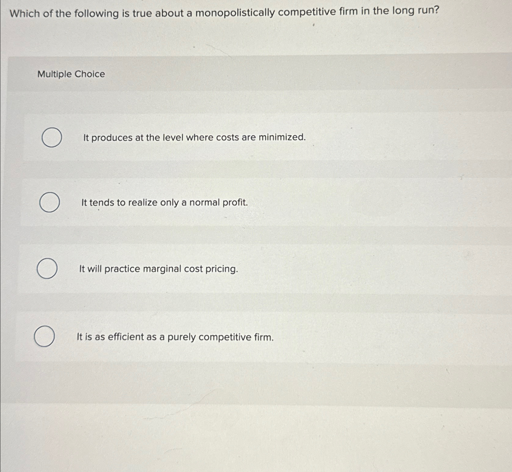 Solved Which of the following is true about a | Chegg.com