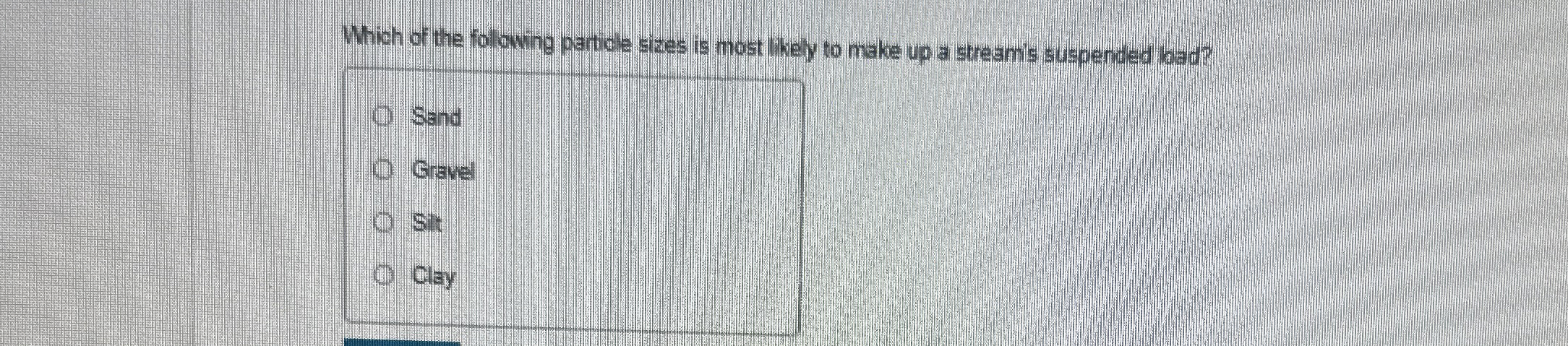Solved Wich of the following particle sizes is most likely | Chegg.com