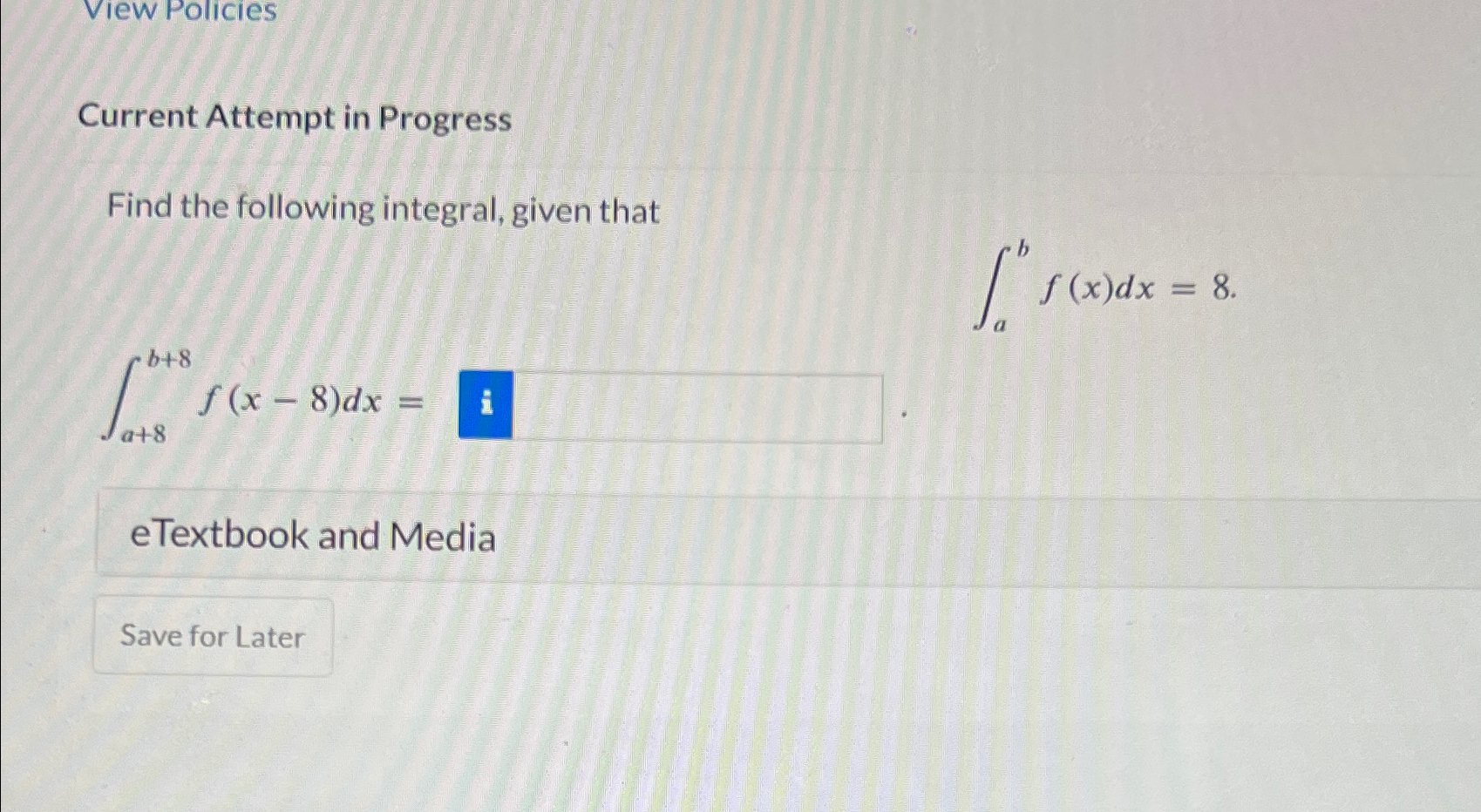 Solved View PoliciesCurrent Attempt in ProgressFind the | Chegg.com