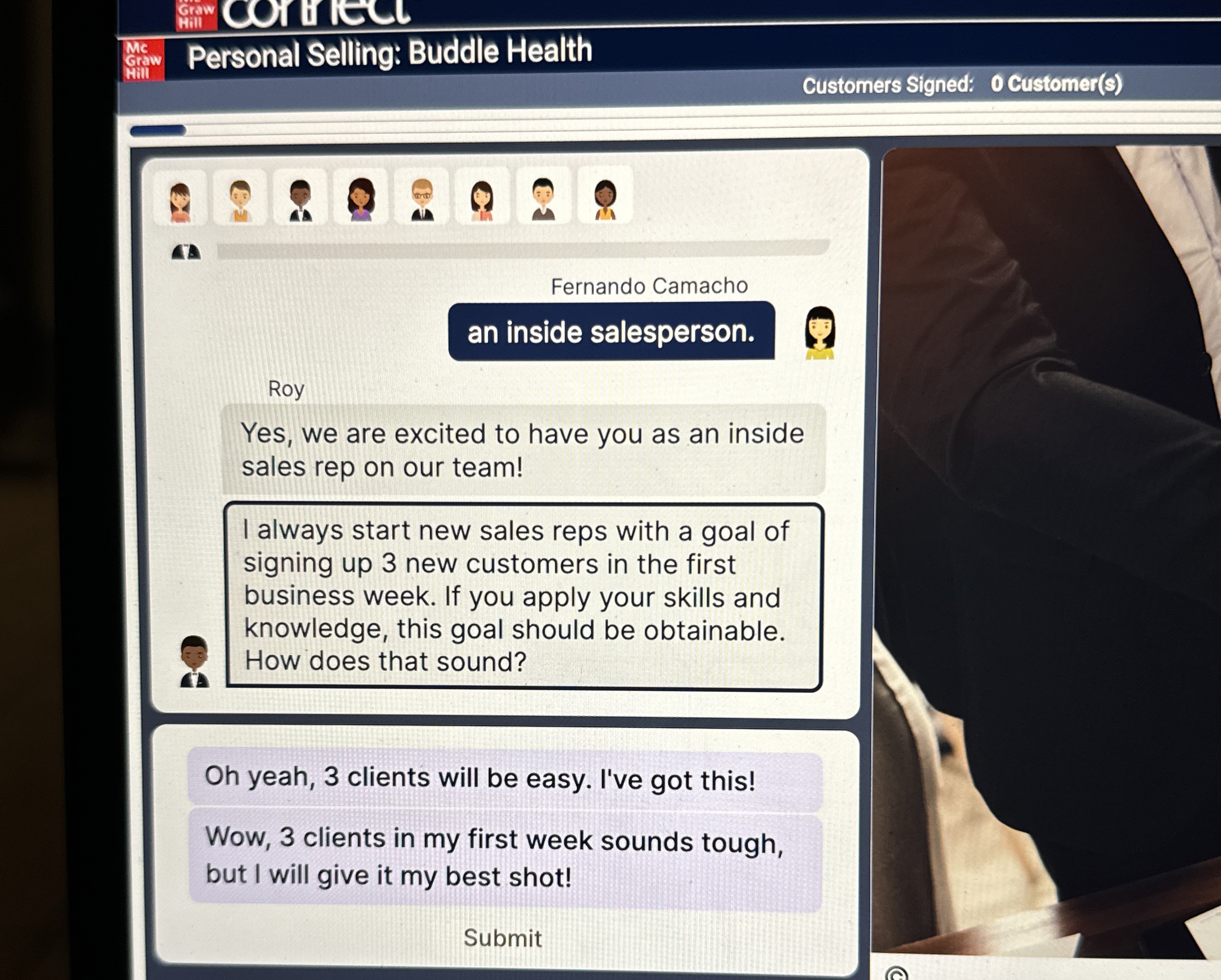 Solved GrawMeGrawGrowPersonal Selling: Buddle HealthFernando | Chegg.com