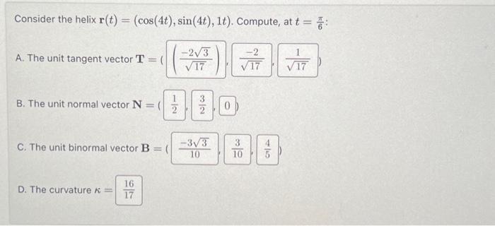 Solved Consider the curve r=(e−tcos(5t),e−tsin(5t),e−t). | Chegg.com