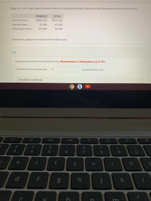Solved Digger Inc. sells a high-speed retrieval system for | Chegg.com