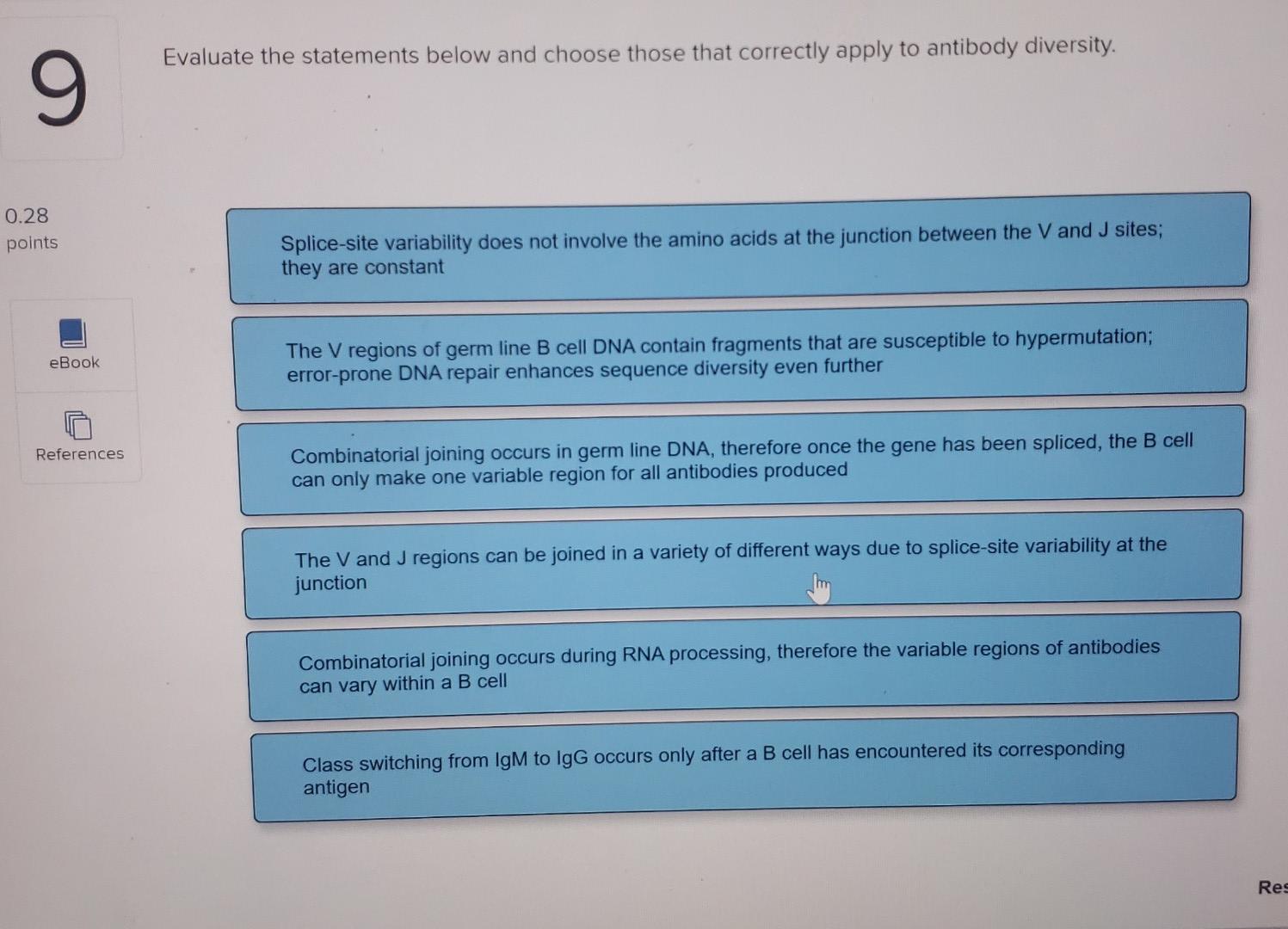 Solved Evaluate the statements below and choose those that | Chegg.com