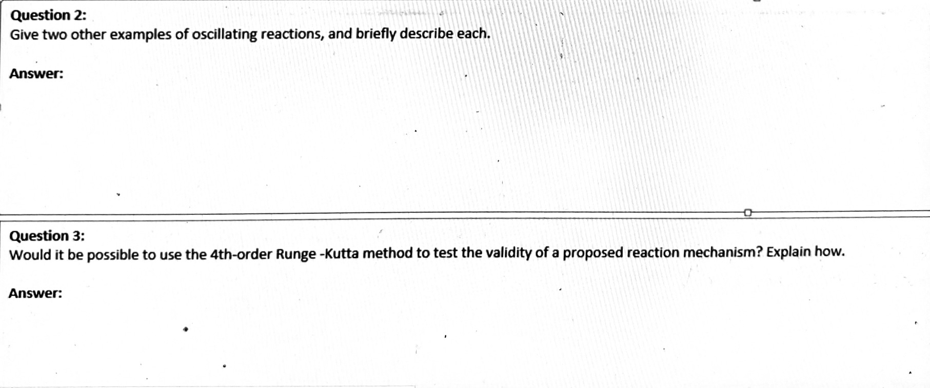 Solved Question 2:Give two other examples of oscillating | Chegg.com