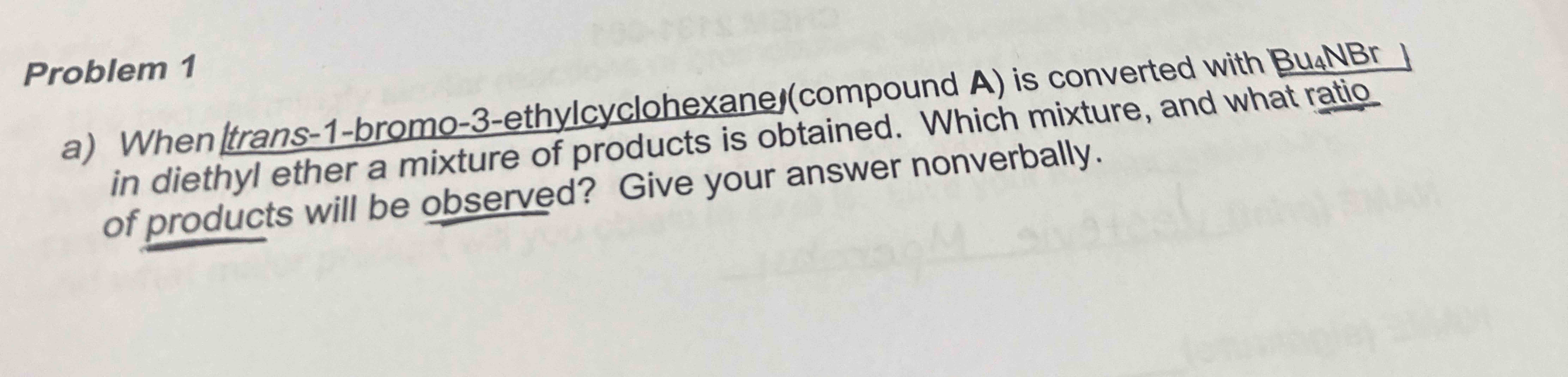 Solved Problem 1a) ﻿When | Chegg.com