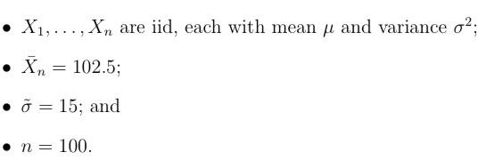 Solved X1,…,Xn are iid, each with mean μ and variance σ2; | Chegg.com