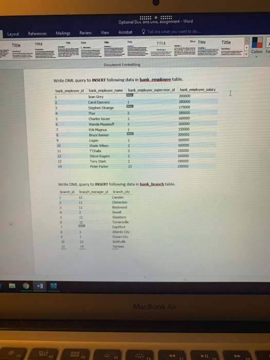 Solved Optional Dulang UML assignment - Word Layout | Chegg.com