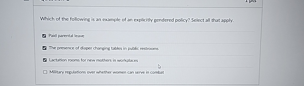 Solved Which of the following is an example of an explicitly | Chegg.com