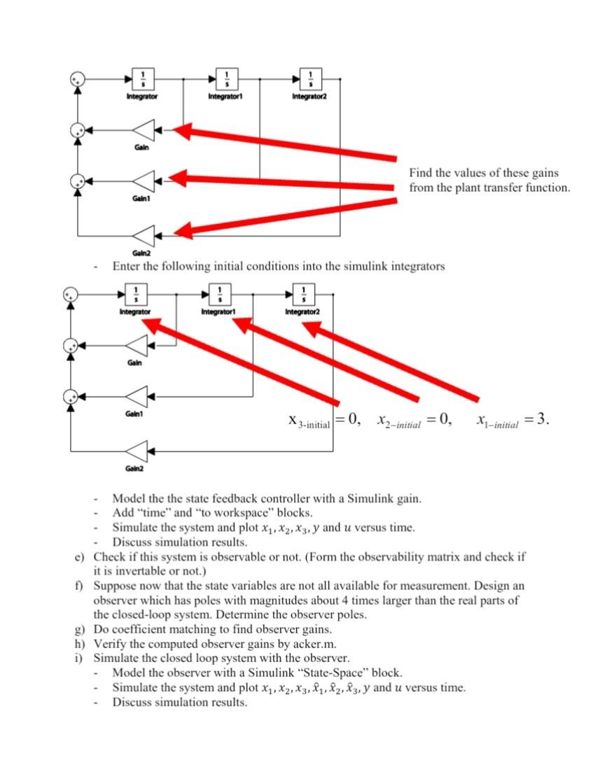 Solved Question 1: Consider the following second order plant | Chegg.com