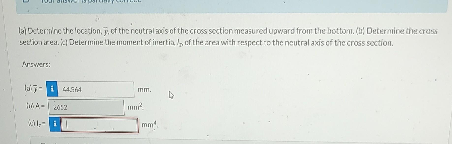 Solved For horizontal flexural member AB, determine the | Chegg.com