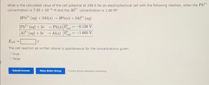 Solved Using values from the table of standard reduction | Chegg.com
