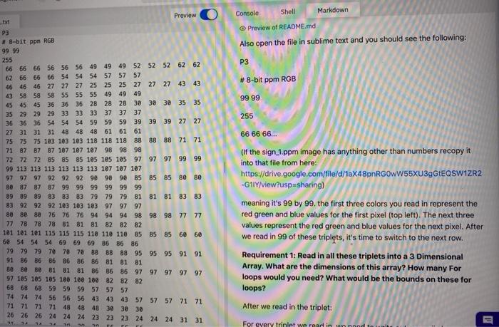 In this assignment we will create Ascii Art out of a | Chegg.com
