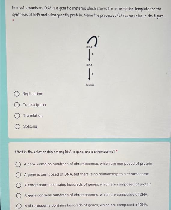 Solved In most organisms, DNA is a genetic material which | Chegg.com