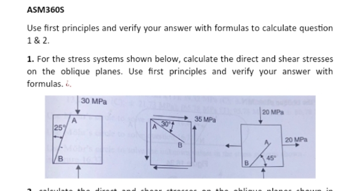 Solved ASM360SUse first principles and verify your answer | Chegg.com