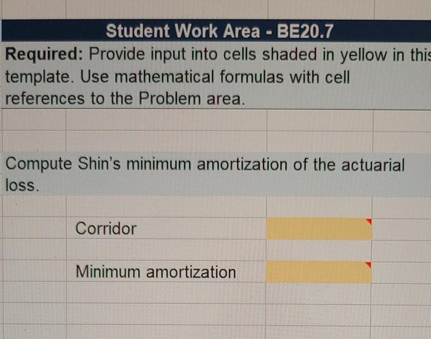 Formula: Subtract, Multiply. Divide: Cell Referencing | Chegg.com