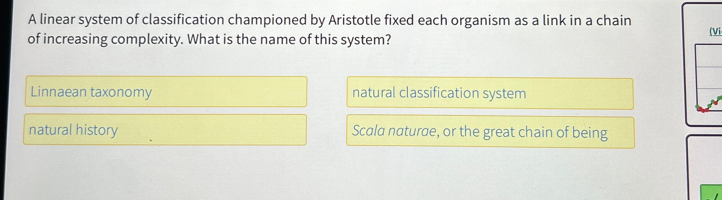 Solved A linear system of classification championed by | Chegg.com