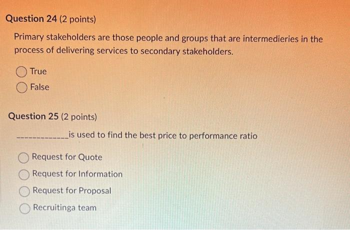 Solved Primary stakeholders are those people and groups that | Chegg.com