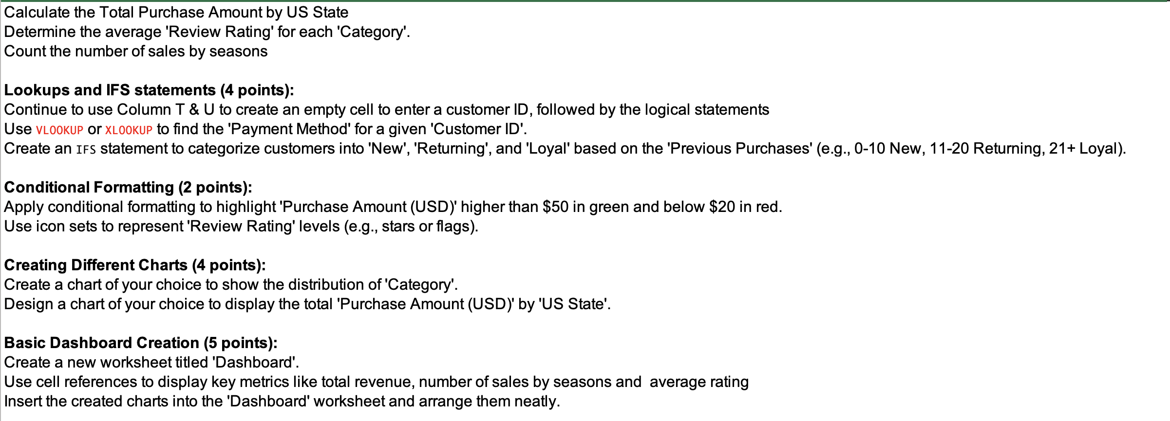 Solved Calculate the Total Purchase Amount by US | Chegg.com
