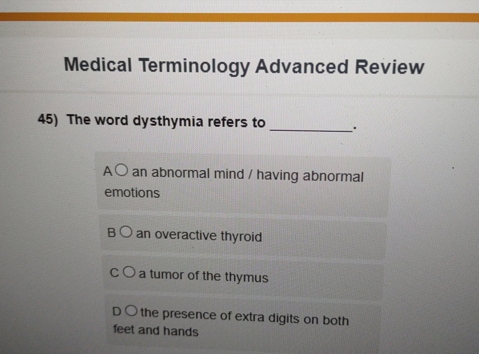 High Quality SOLUTION Medical Terminology Advanced ReviewThe word ...