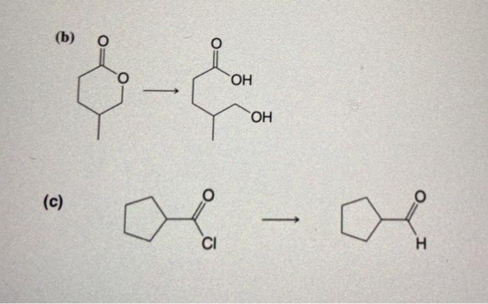 Solved Indicate reagents that would accomplish the following | Chegg.com