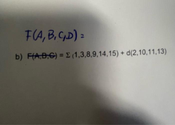Solved Problem 3 Using Karnaugh Maps Find A Minimum Sop 4723