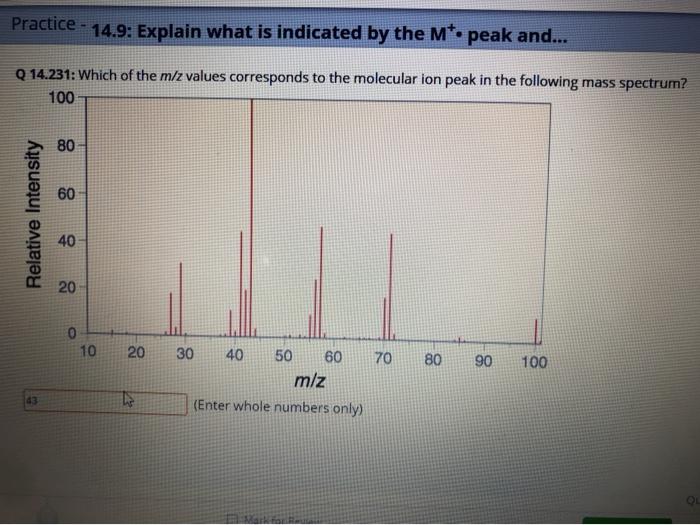 Solved Practice - 14.9: Explain what is indicated by the M*. | Chegg.com
