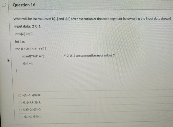 Solved Question 15 If B Is An Array Of Integer Elements 4621