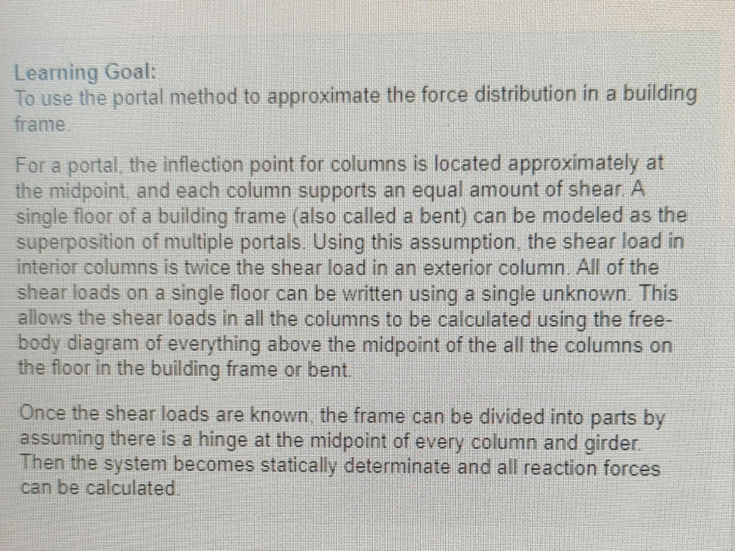 Solved Learning Goal: To use the portal method to | Chegg.com