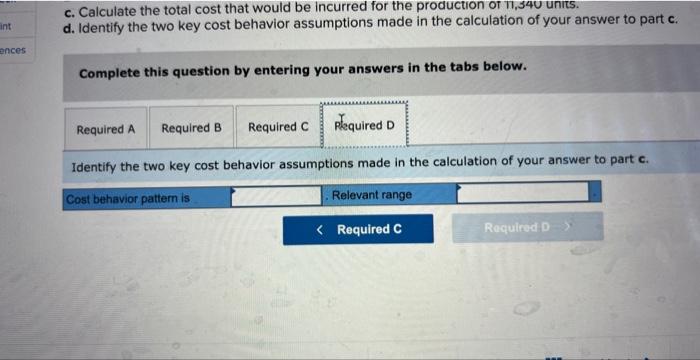Solved Problem 12-20 (Algo) High-low method-missing amounts | Chegg.com
