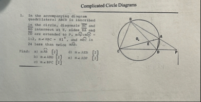 Complicated Circle DiagramsIn the accompanying | Chegg.com