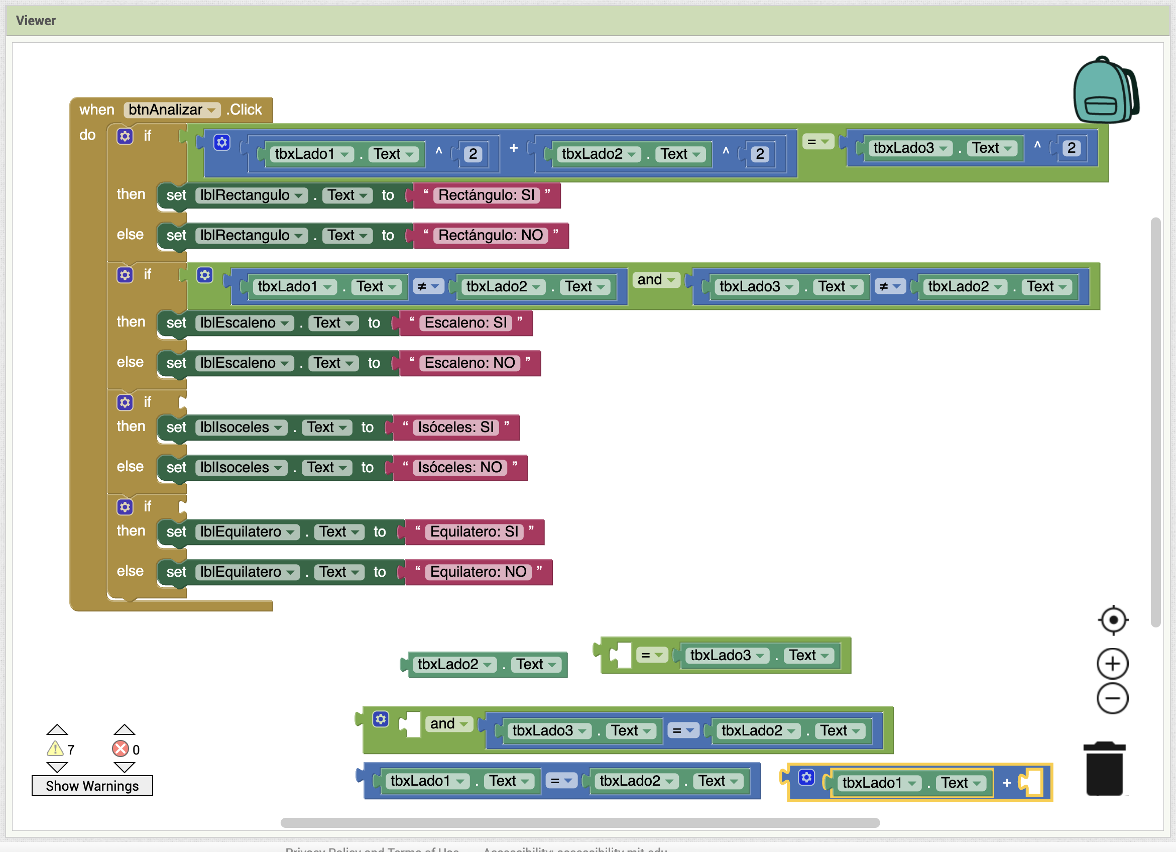 Design an App (MIT App Inventor) ﻿that analyzes | Chegg.com