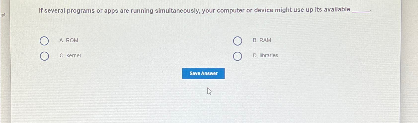 Solved If several programs or apps are running | Chegg.com