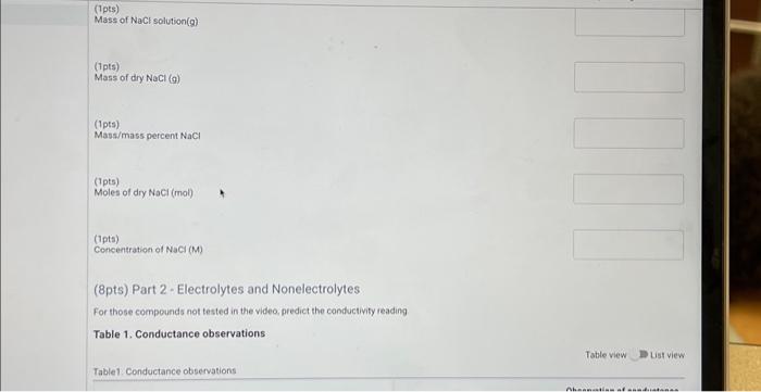 Solved Data and Report Submission - Solutions (7pts) Part | Chegg.com